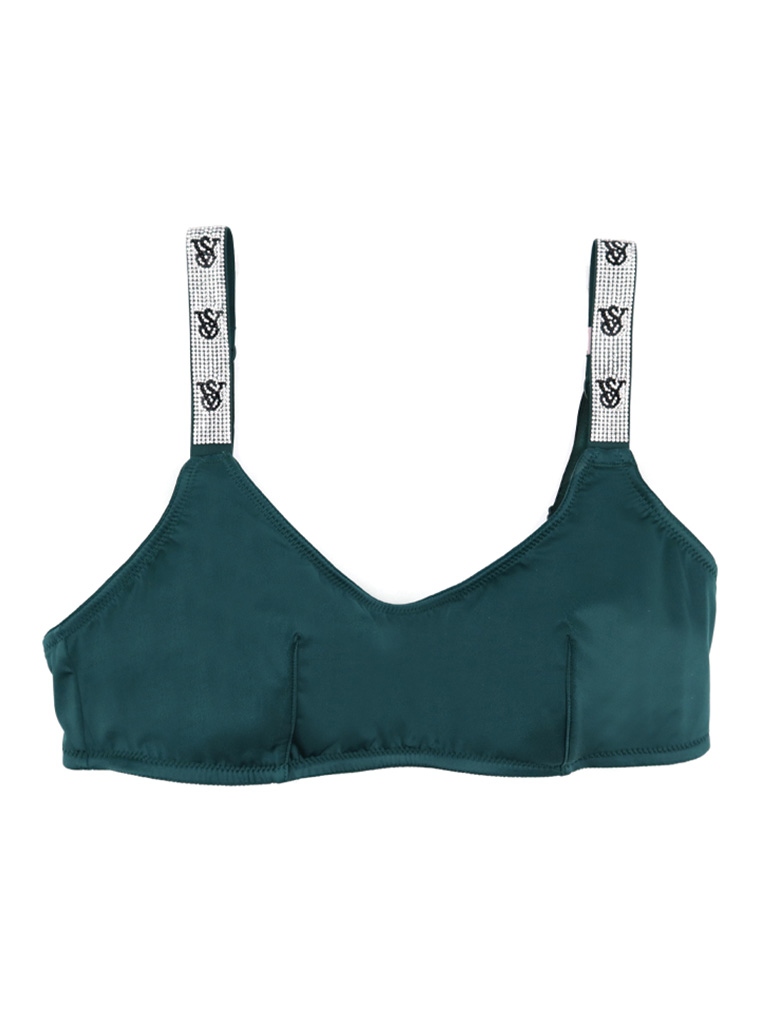 Shine Strap Scoop Bralette,